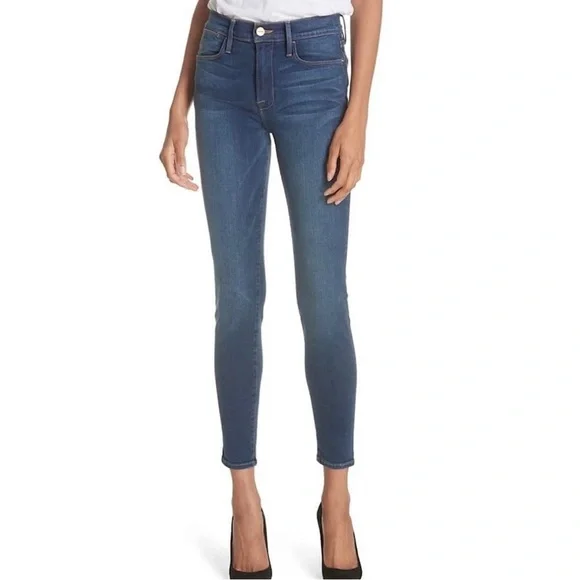 Frame Denim | Jeans | Frame Le High Ankle Skinny Jeans With Ankle Split ...